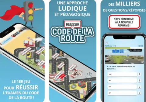 Application code de la route : Top 6 des applis 2025