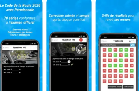 Application code de la route : Top 6 des applis 2025
